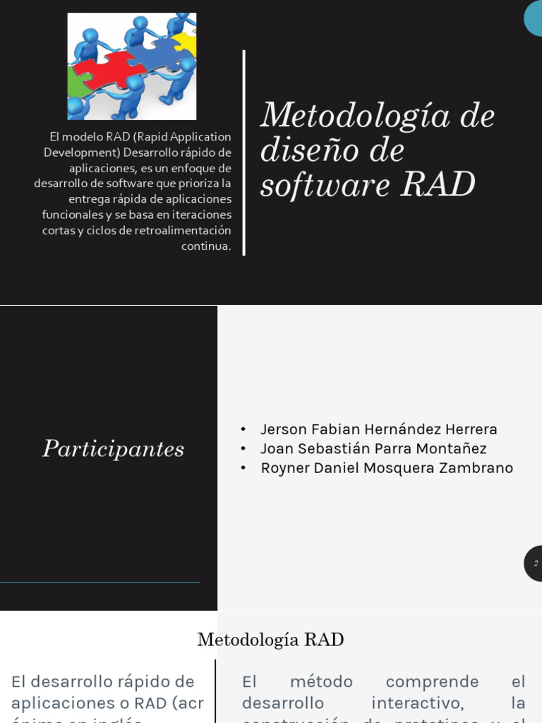 Metodología de Diseño de Software RAD | PDF | Software | Ingeniería de software