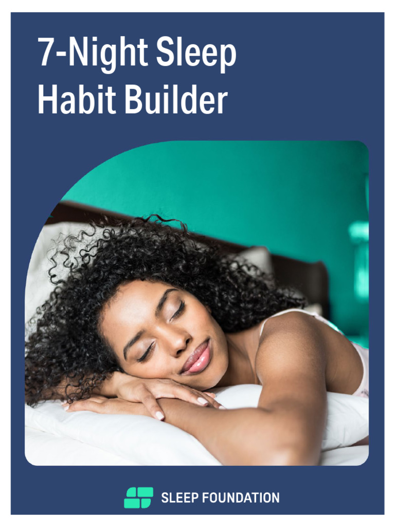 7 Night Sleep Habit Builder Guidebook | PDF | Sleep | Dietary Supplements