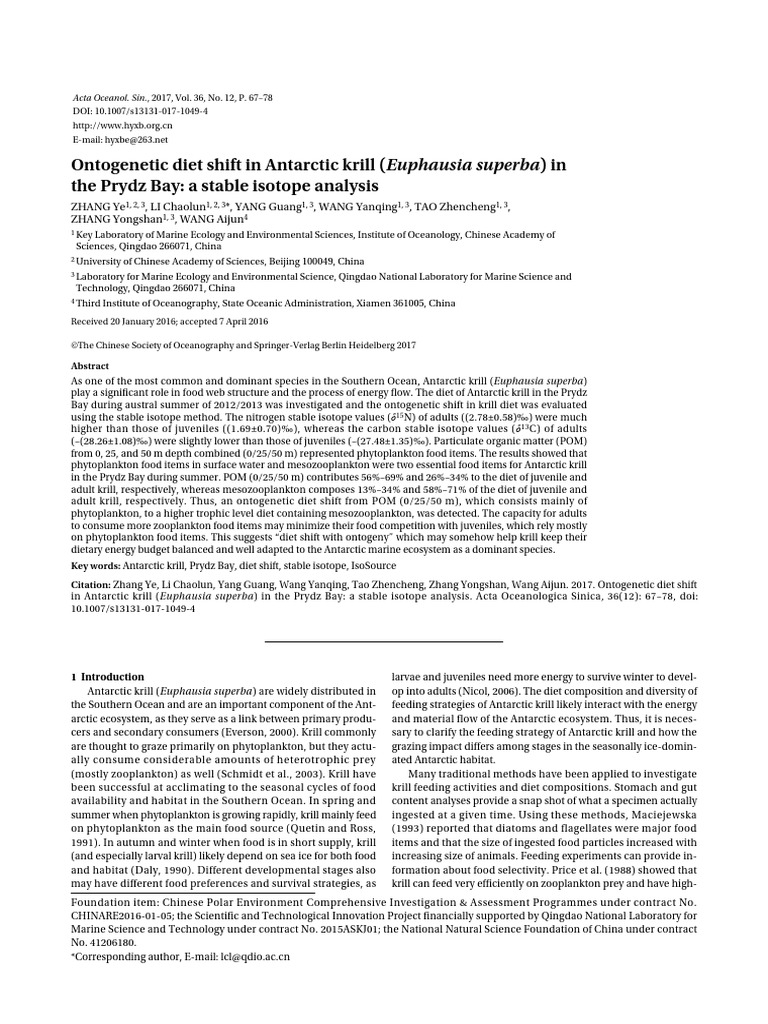 Zhang 2017 | PDF | Phytoplankton | Earth Sciences