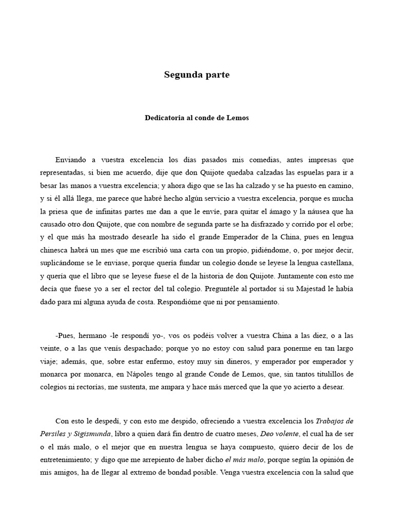 DON QUIJOTE 2 | PDF | Don Quijote | Verdad