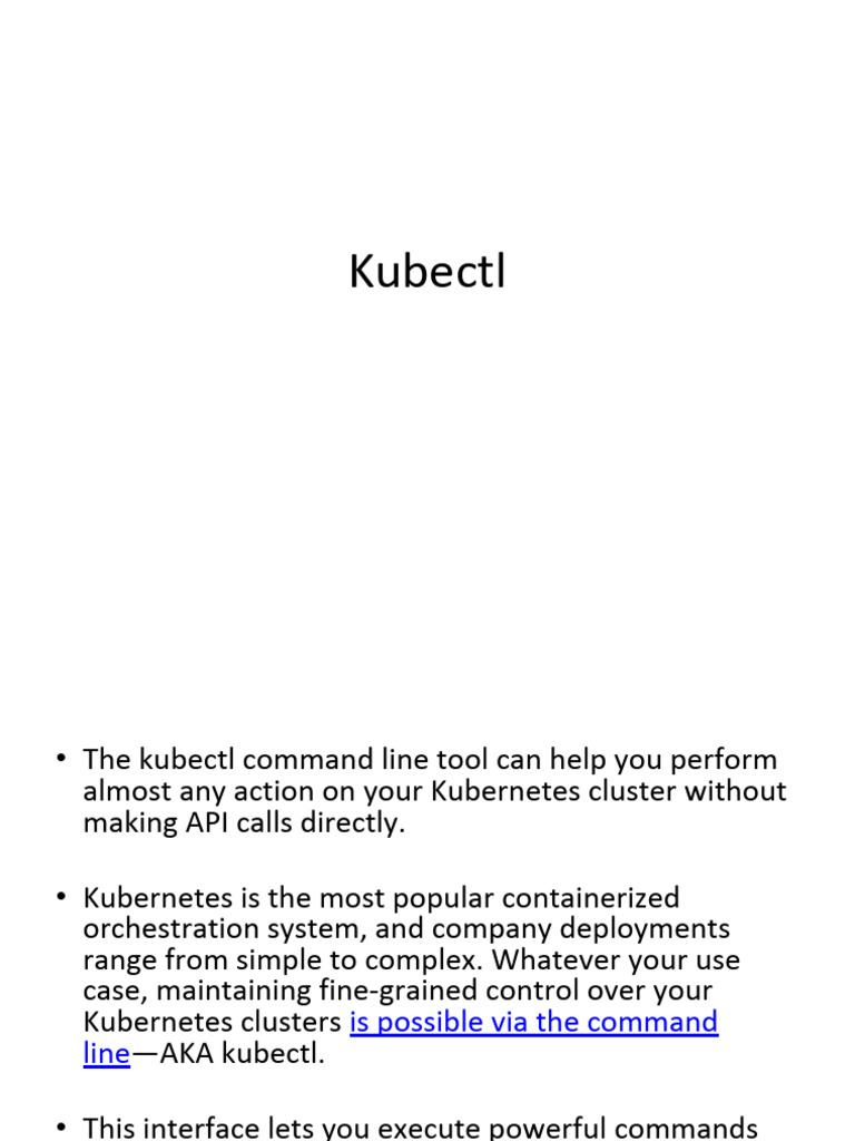 Kubectl | Download Free PDF | Command Line Interface | Computing
