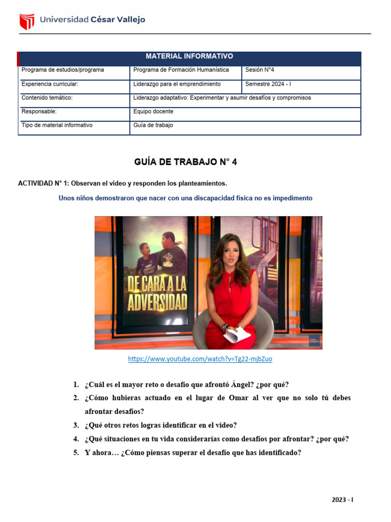 Material Informativo Sesión 4 | PDF