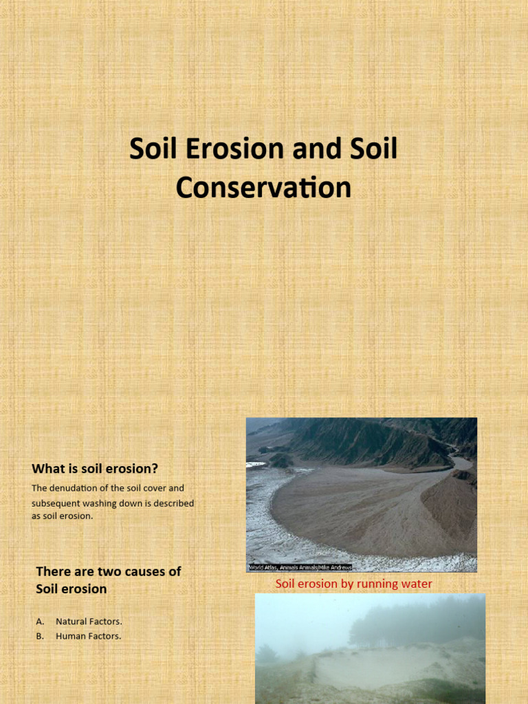 Soil Erosion and Soil Conservation | PDF | Erosion | Soil