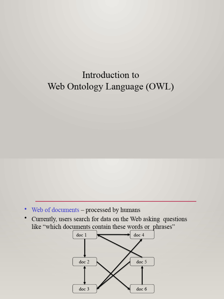 Introduction To Web Ontology Language (OWL) | PDF | Resource ...