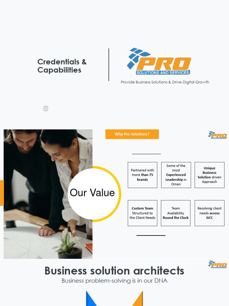 Pro Solutions Credentials | PDF | Brand | Social Media