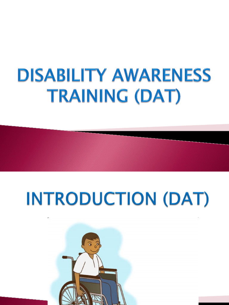 DISABILITY AWARENESS TRAINING | PDF