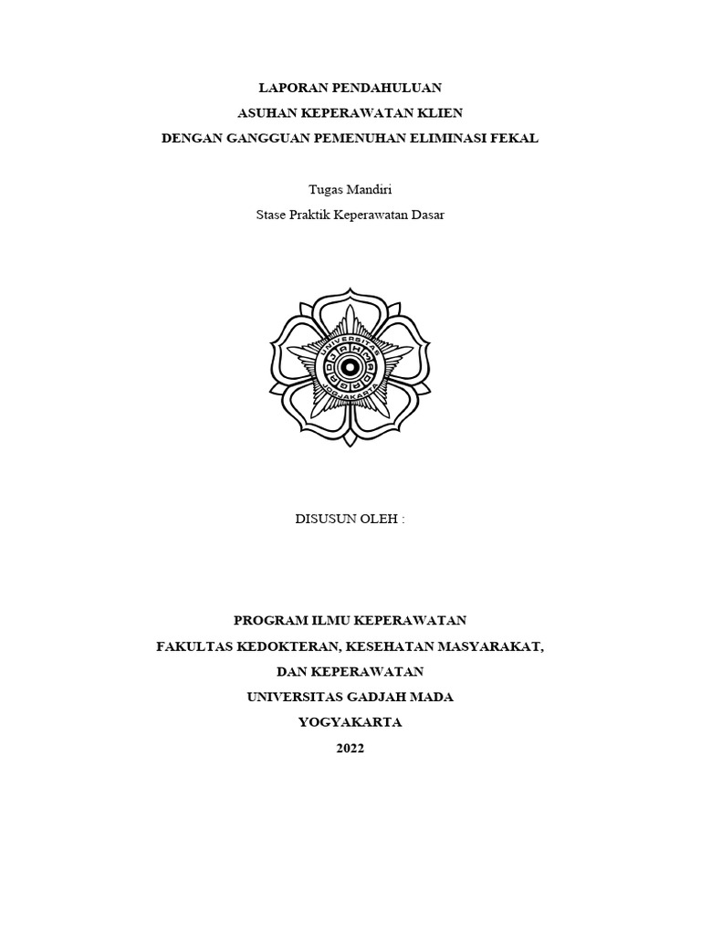 Gangguan Eliminasi Fekal dalam Keperawatan | PDF