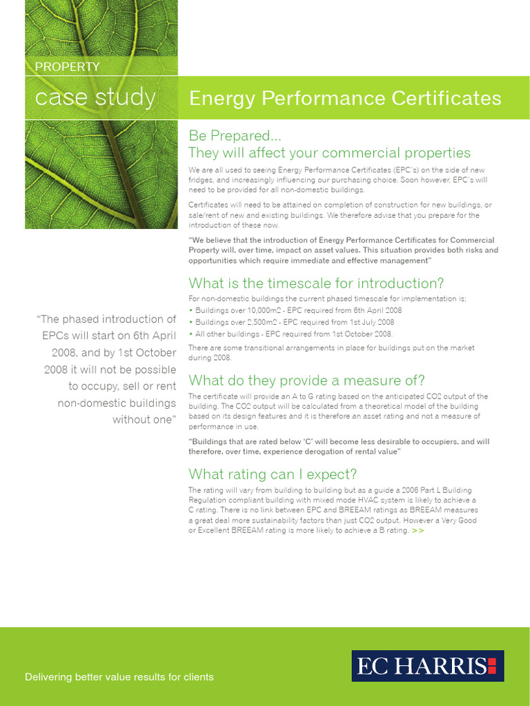 Energy Performance Reference | PDF | Economies