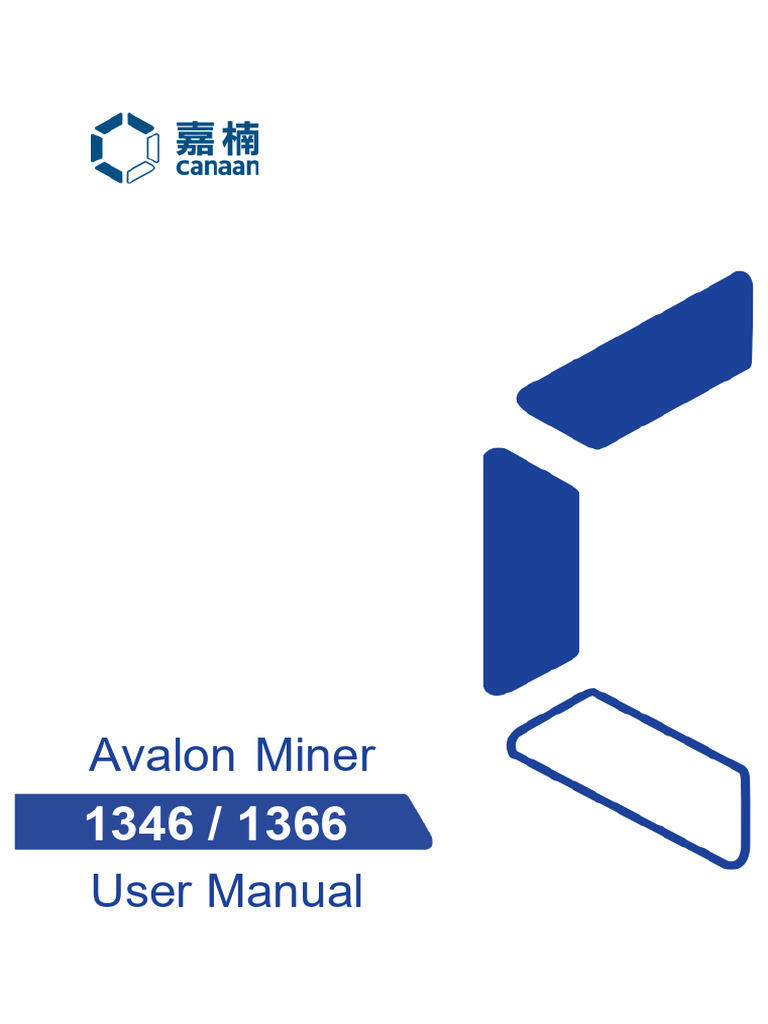 Avalonminer 1346 1366 User Manual En 0511a Pdf Ip Address Computer Network