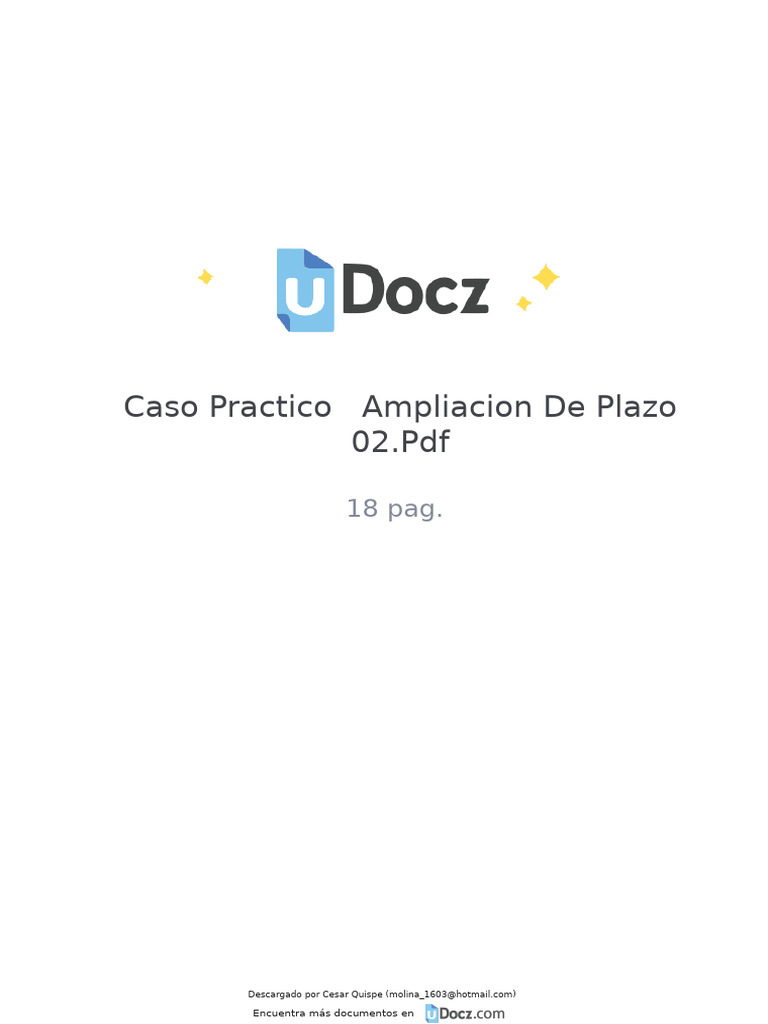 Caso Practico Ampliacion de Plazo 02 PDF Downloable | PDF | Presupuesto | Perú