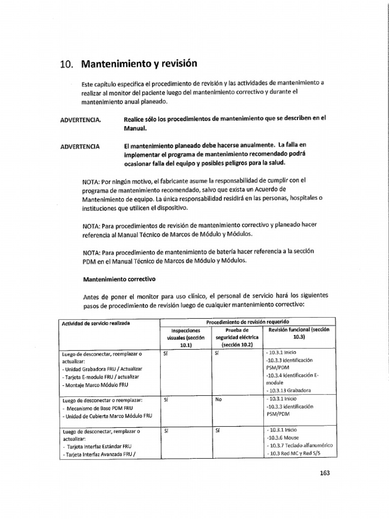 Programa Y-O Cronograma de Mantenimiento Preventivo B650 | PDF