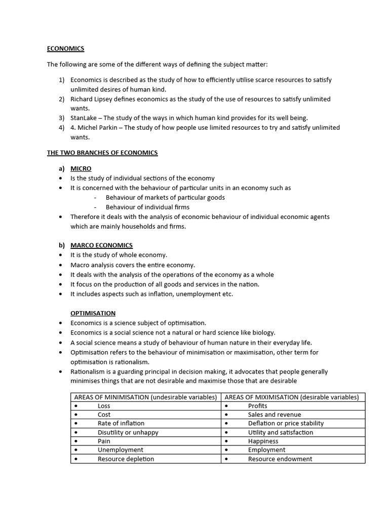 Introduction To ECONOMICS | PDF | Economics | Business Economics