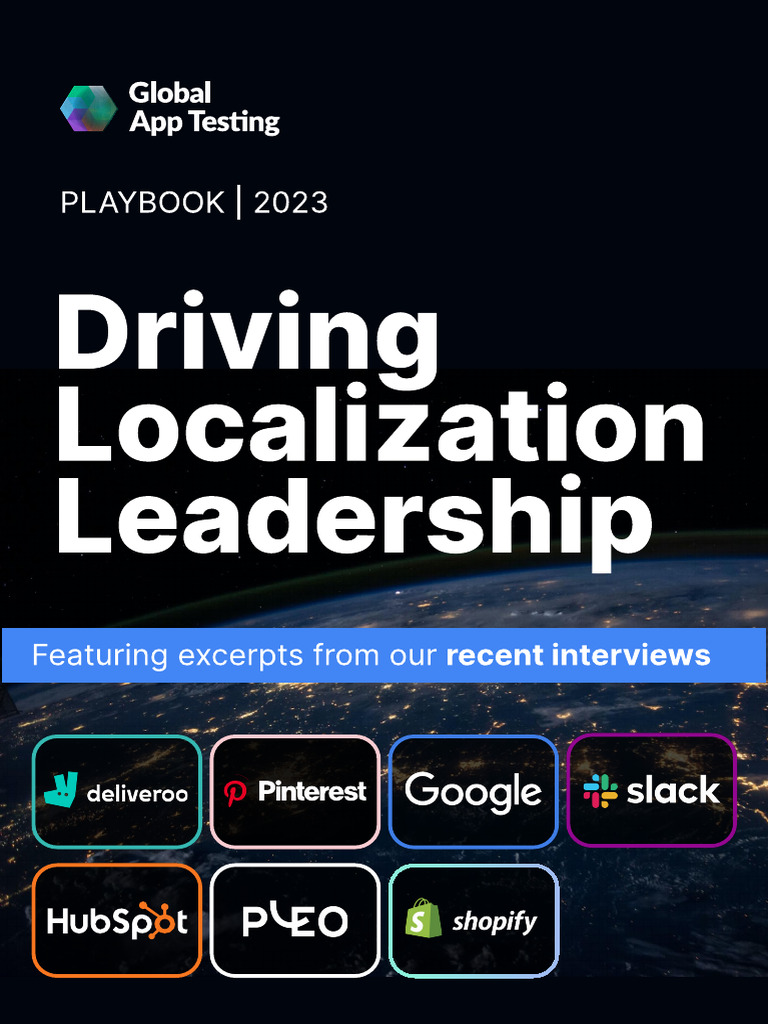Localization Playbook (Approved) | PDF | Return On Investment | Quality Assurance