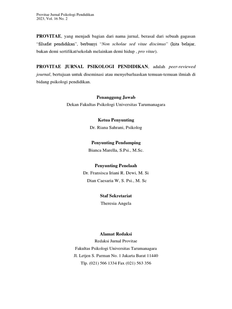 Daftar+Isi+2023,+Vol +16+no +2 | PDF