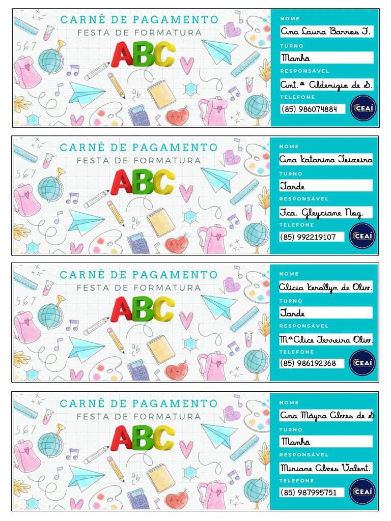 Capa Carnê Abc 2024 | PDF