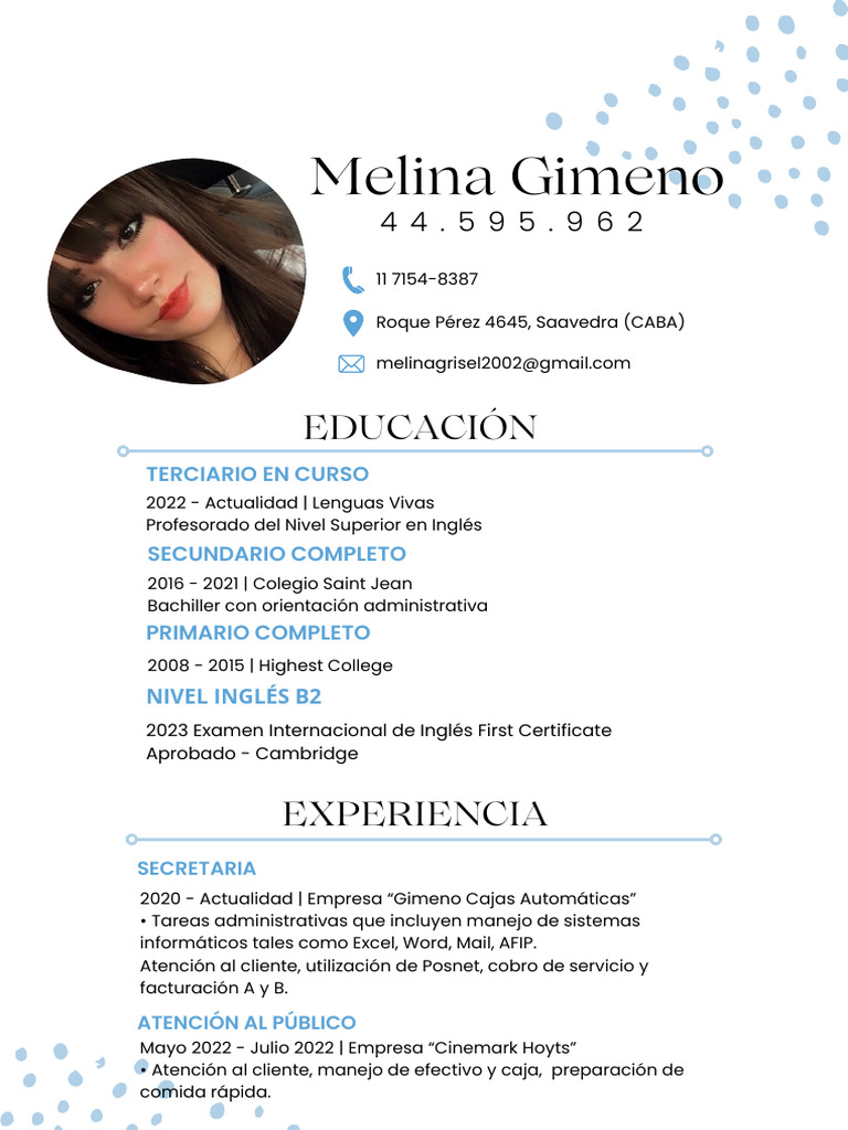 Currículum Vitae GIMENO | PDF