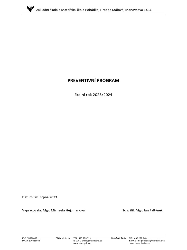 PP 2023 2024 Zs Mandysova | PDF