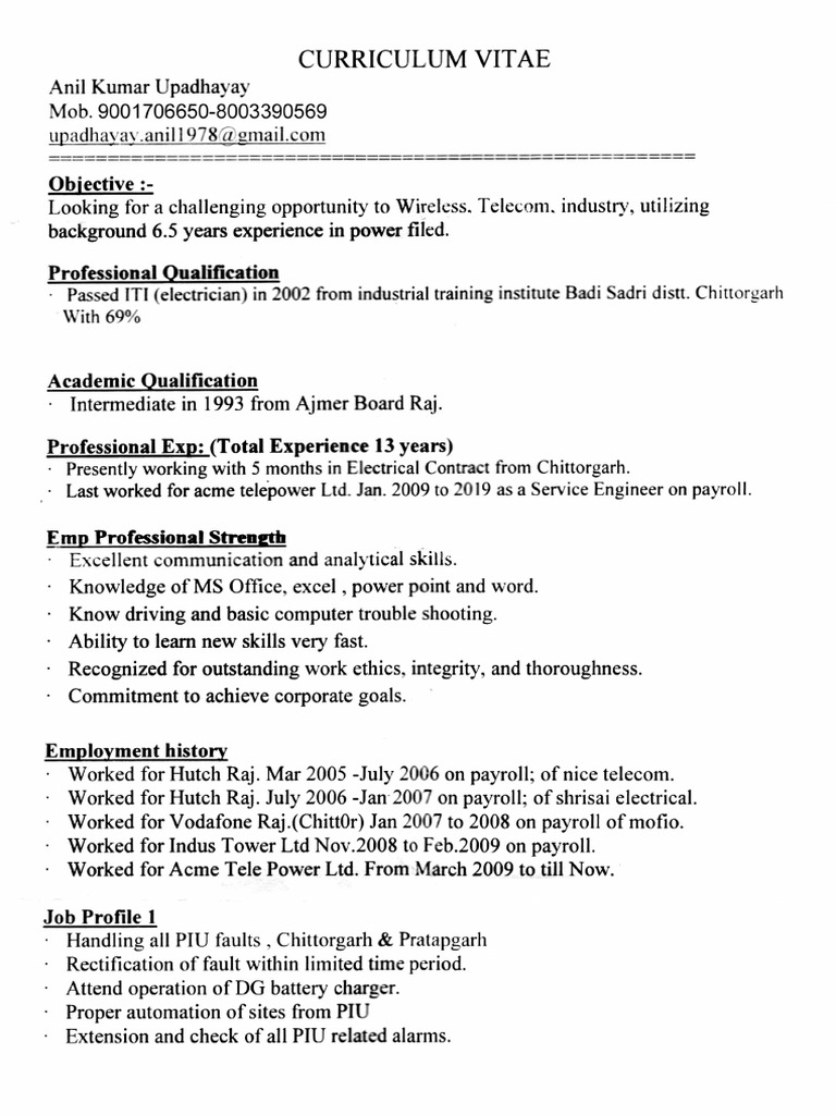 Resume Pitaji | PDF