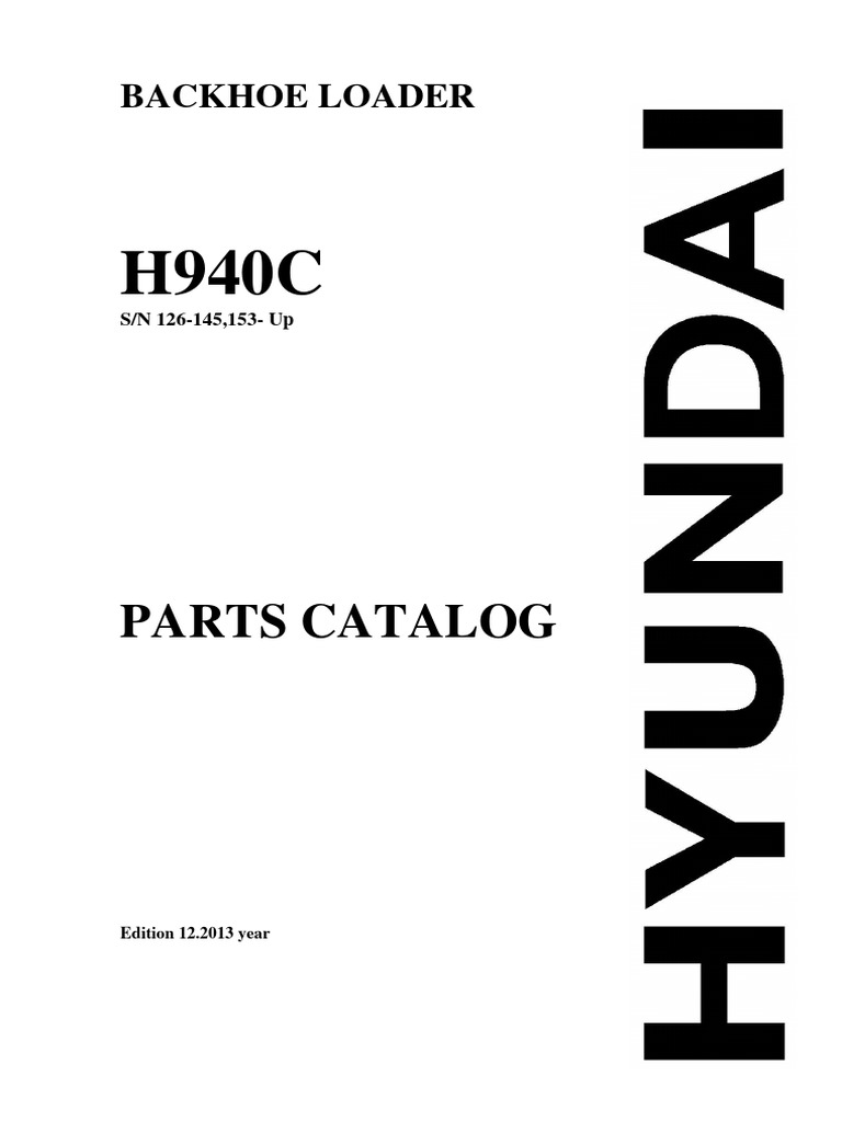 H940C Parts | PDF | Axle | Loader (Equipment)
