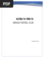 KATIBA YA KIKUNDI Mpya | PDF
