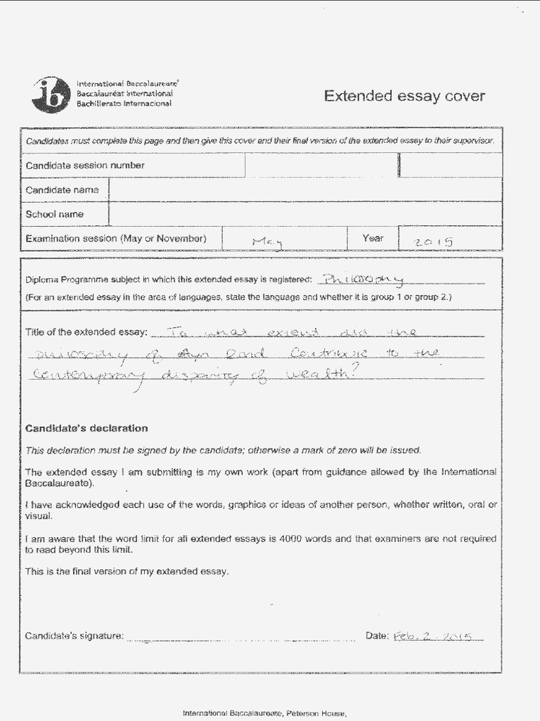 EESample B2015 | PDF | Supply Side Economics | Ayn Rand