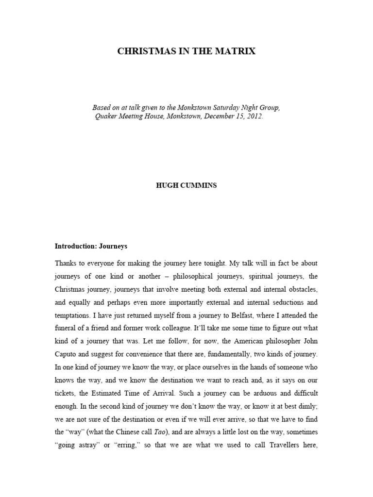 christmas in the matrix (1) | PDF | Shadow | Visual Perception