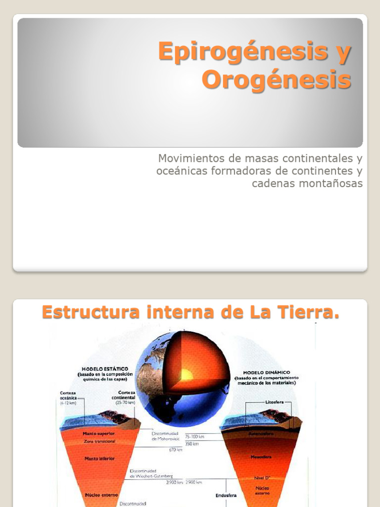 Orogénesis y Epirogénesis: Formación de Relieves | PDF | Historia