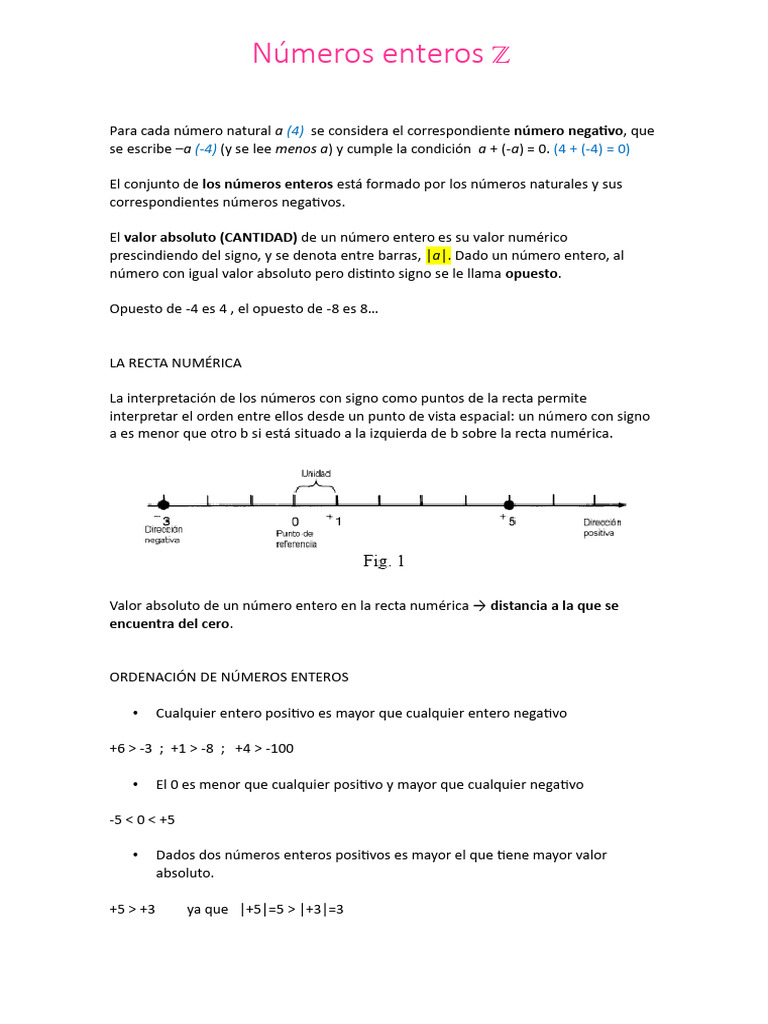 Tema 4 | PDF | Entero | Números