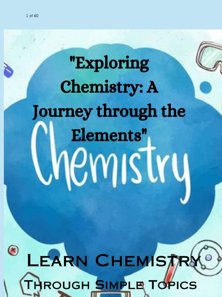 Exploring Chemistry A Journey Through The Elements | Download Free PDF ...
