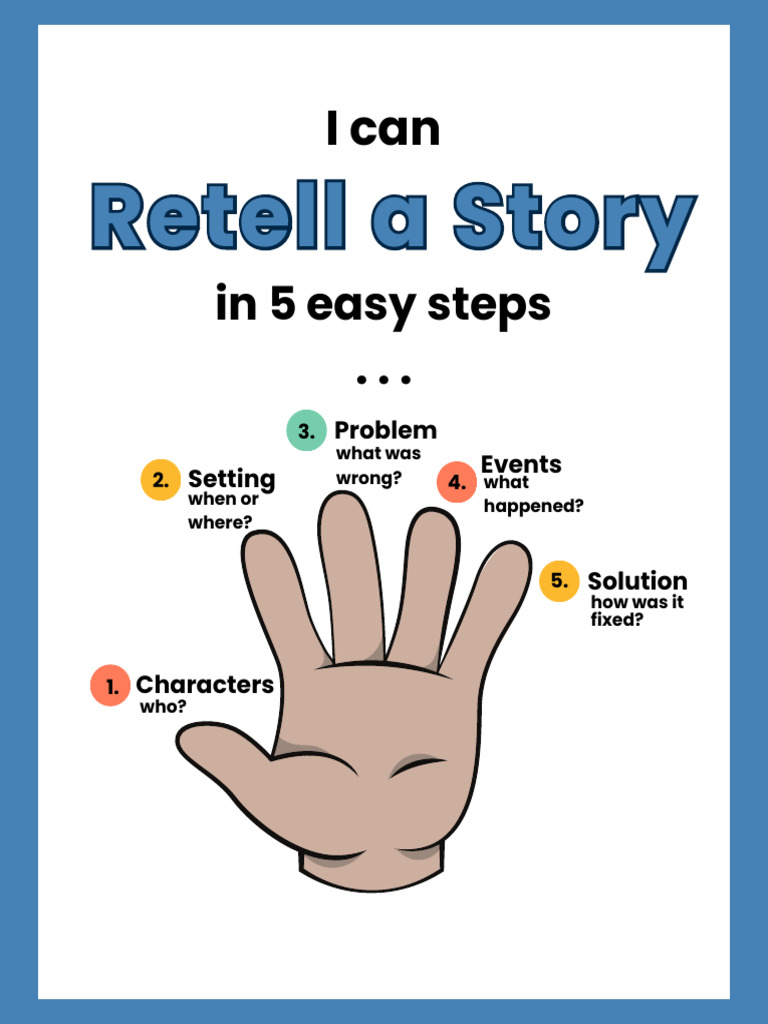 Retell A Story - Fingers | PDF