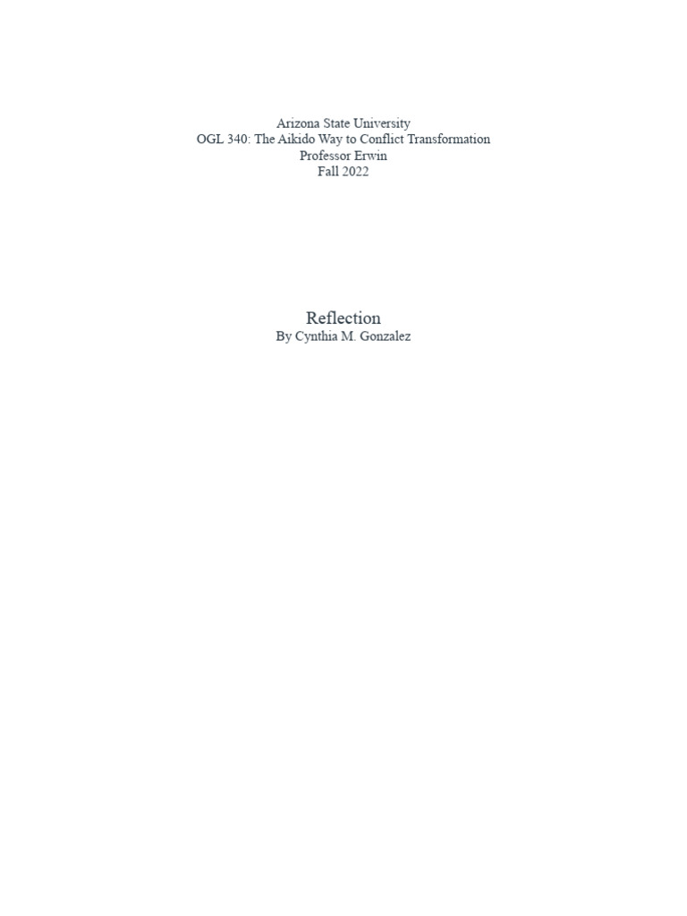 Aikido Principles for Conflict Resolution | PDF | Behavioural Sciences ...