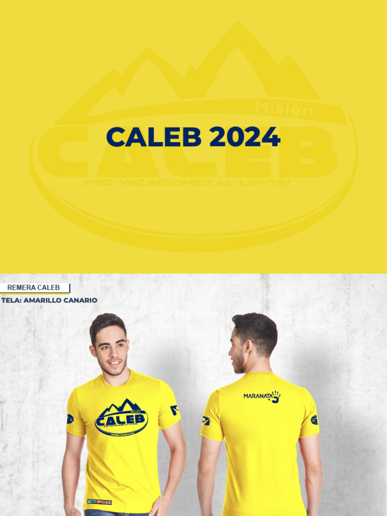 Remera Caleb 2024 | PDF
