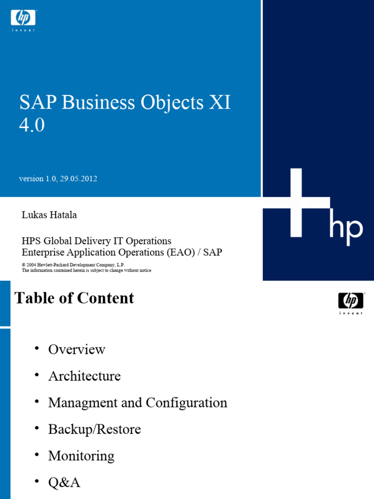 Business Object Overview Training | PDF | Computer Cluster | Databases