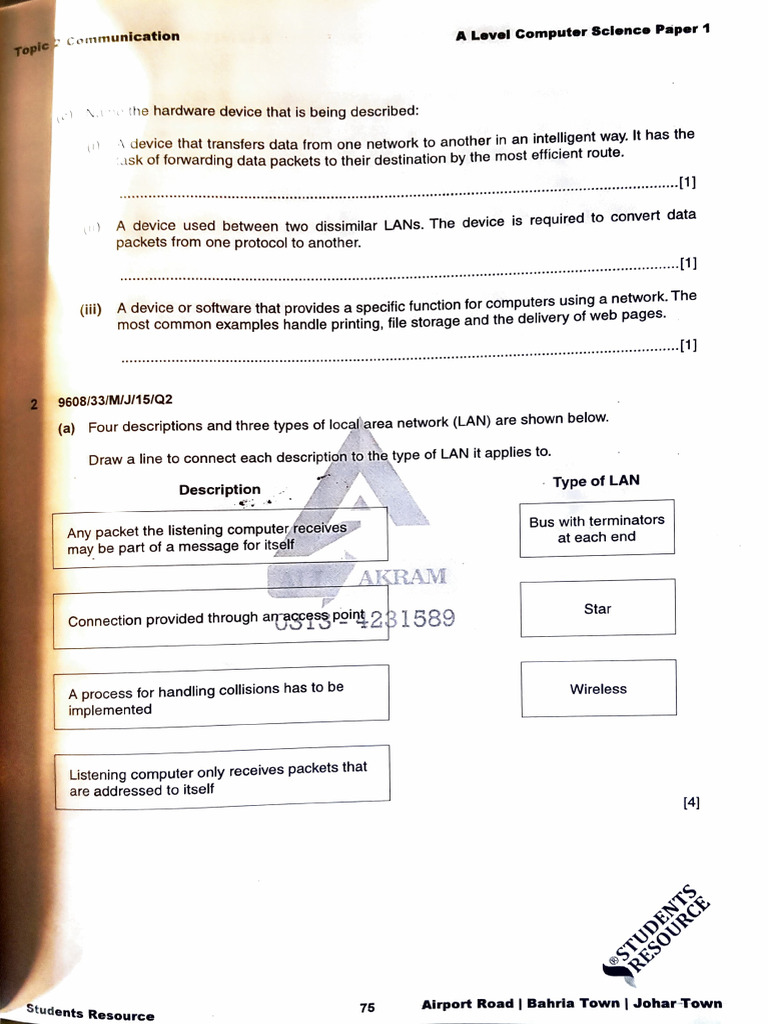 Sample Questions For 9618 P1 - Thepicstarpotato | PDF | Computer ...