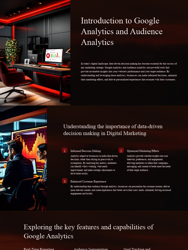 Google Analytics: A Data-Driven Guide | PDF | Analytics | Target Audience