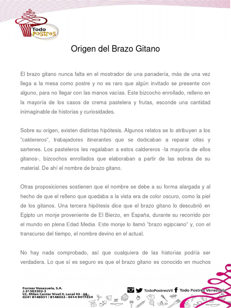 Origen Del Brazo Gitano | PDF