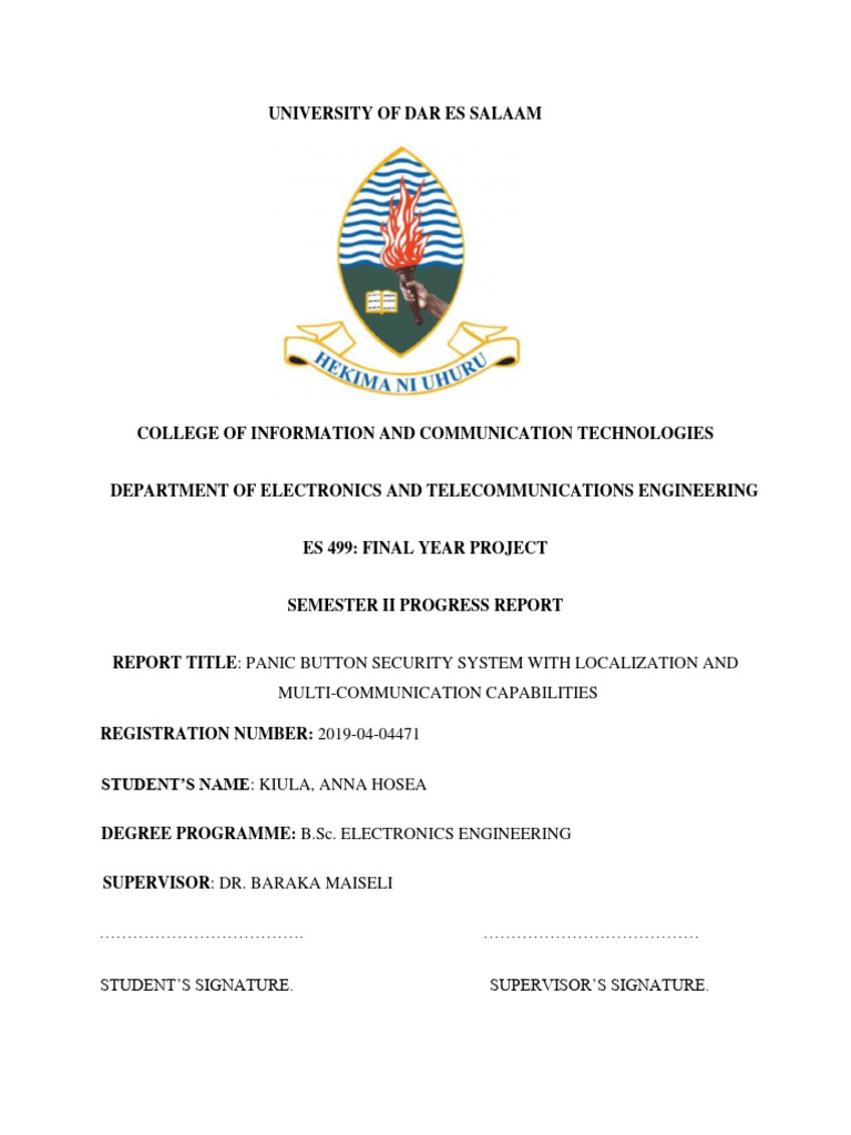 Anna Hosea Kiula-SEMESTER 2 FYP - Report | PDF | Liquid Crystal Display ...