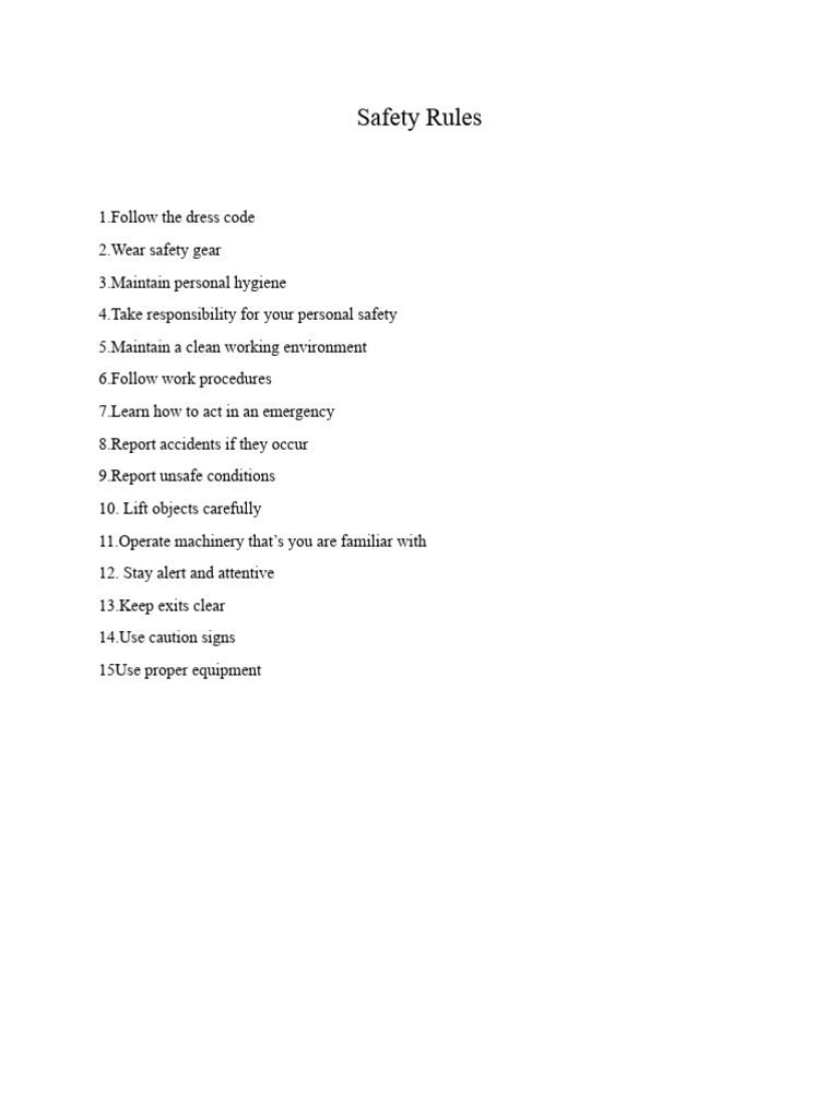 Mech Tech SBA | PDF | Emergency | Safety