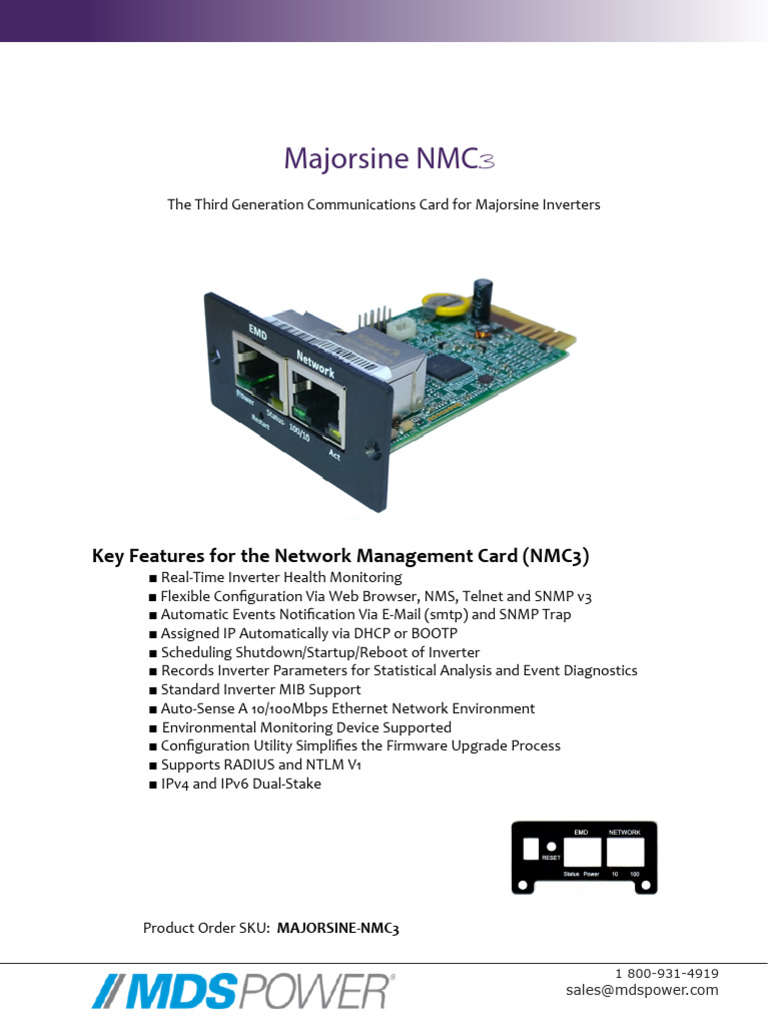 Majorsine NMC3 | PDF