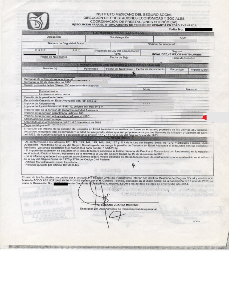 Resolucion IMSS | PDF