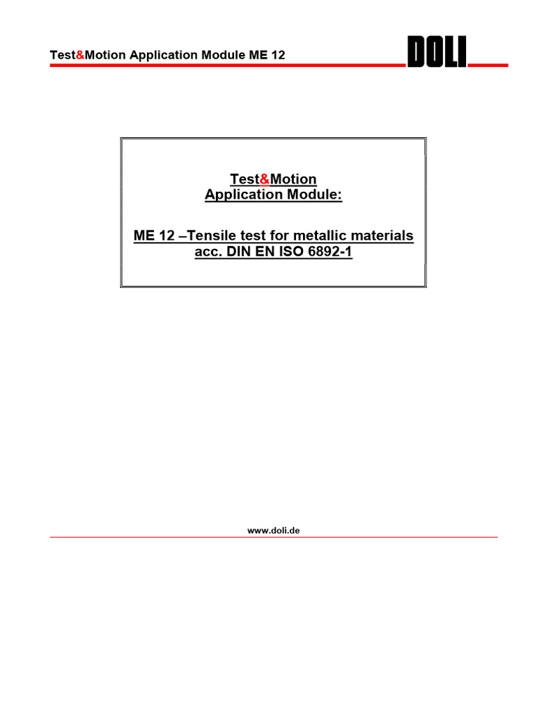 ME 12 Tensile Test Module Overview | PDF | Strength Of Materials ...