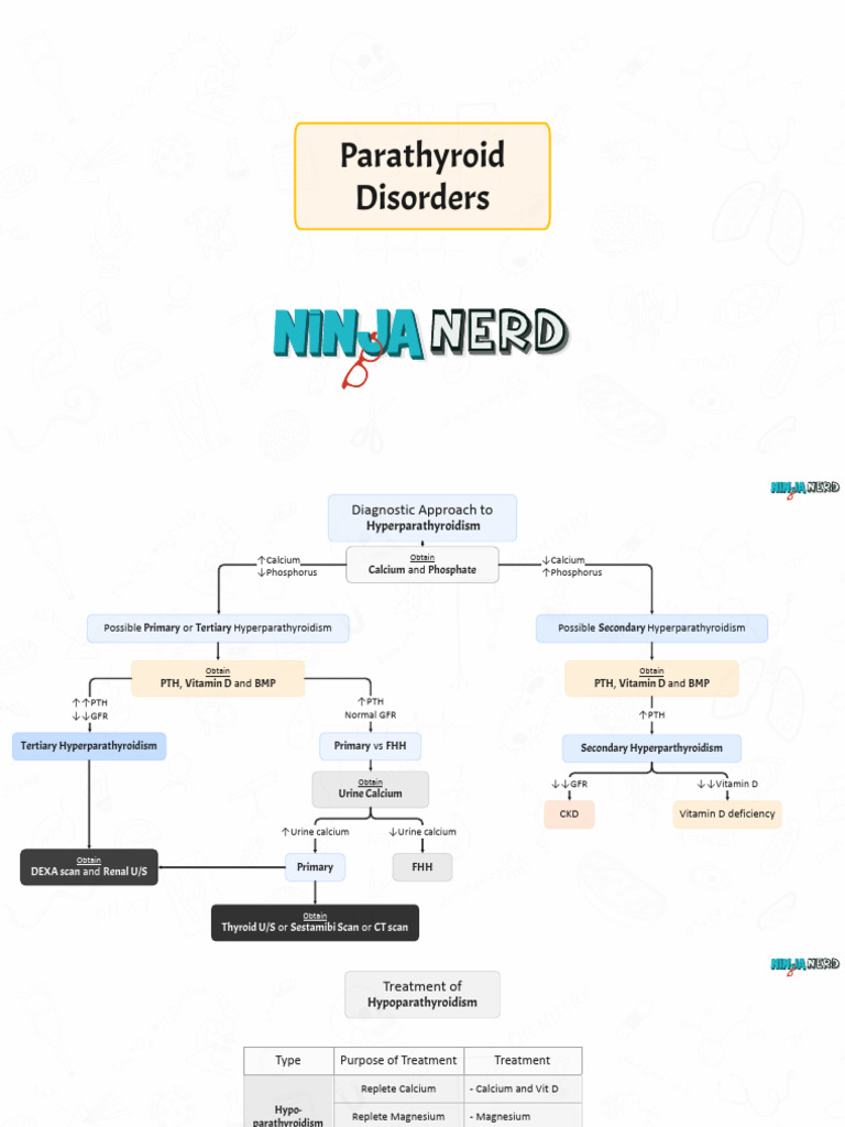 Diagnostic and Treatment Guide for Parathyroid Disorders | PDF ...