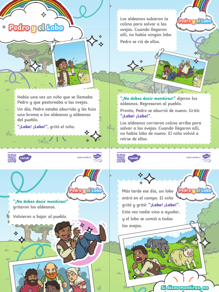 CL L 1686935952 Comprension de Lectura Pedro y El Lobo - Ver - 2 | PDF