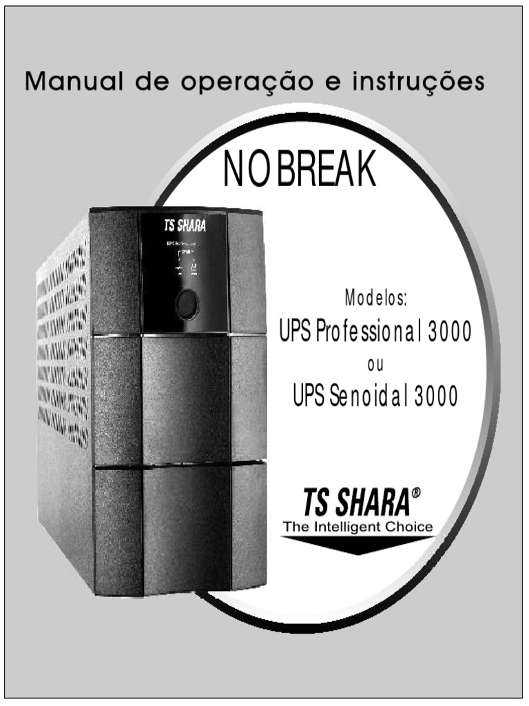 Manual UPS Professional e Senoidal 3000 | PDF