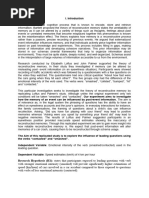 Yuille and Cutshall | PDF | Witness | Memory