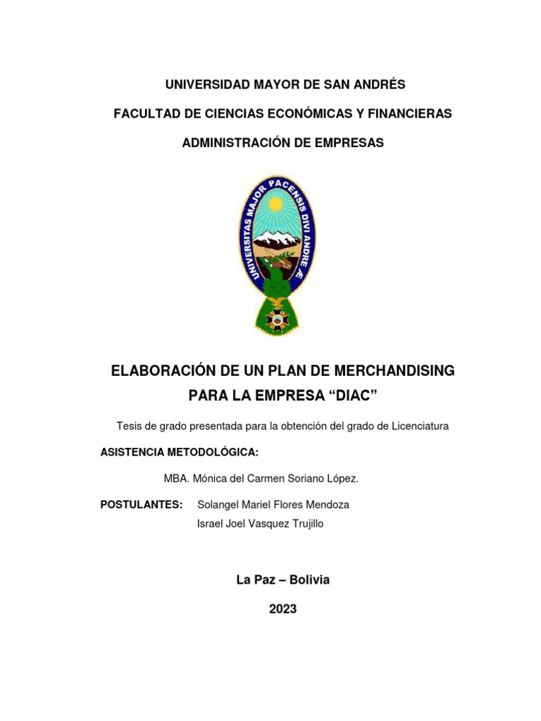 Proyecto de Grado - Ejemplo | PDF | Publicidad | Comercialización