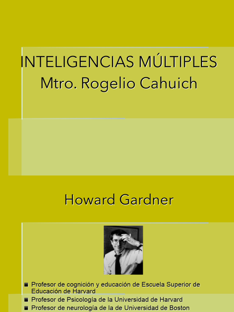Inteligencia Multiple | PDF | Inteligencia | Aprendizaje