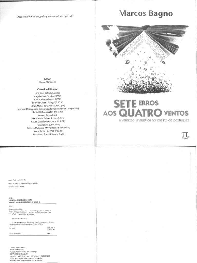 Sete Erros Aos Quatro Ventos | PDF