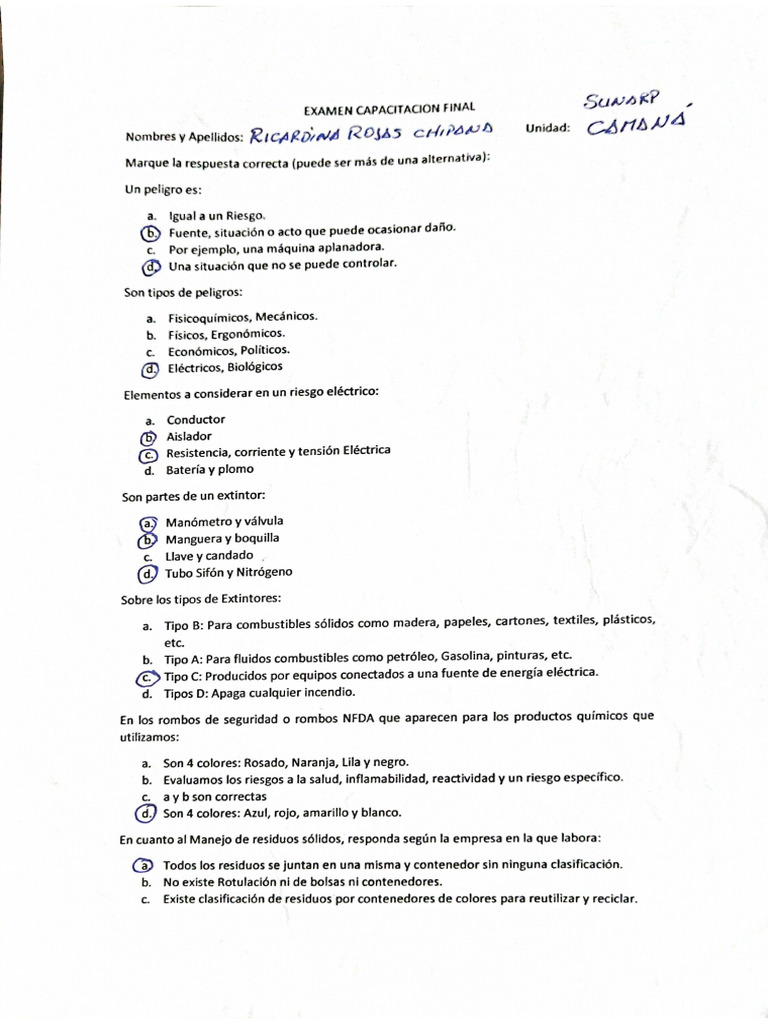 Examen de Capacitacion Final - 5-01-23!15!40 | PDF