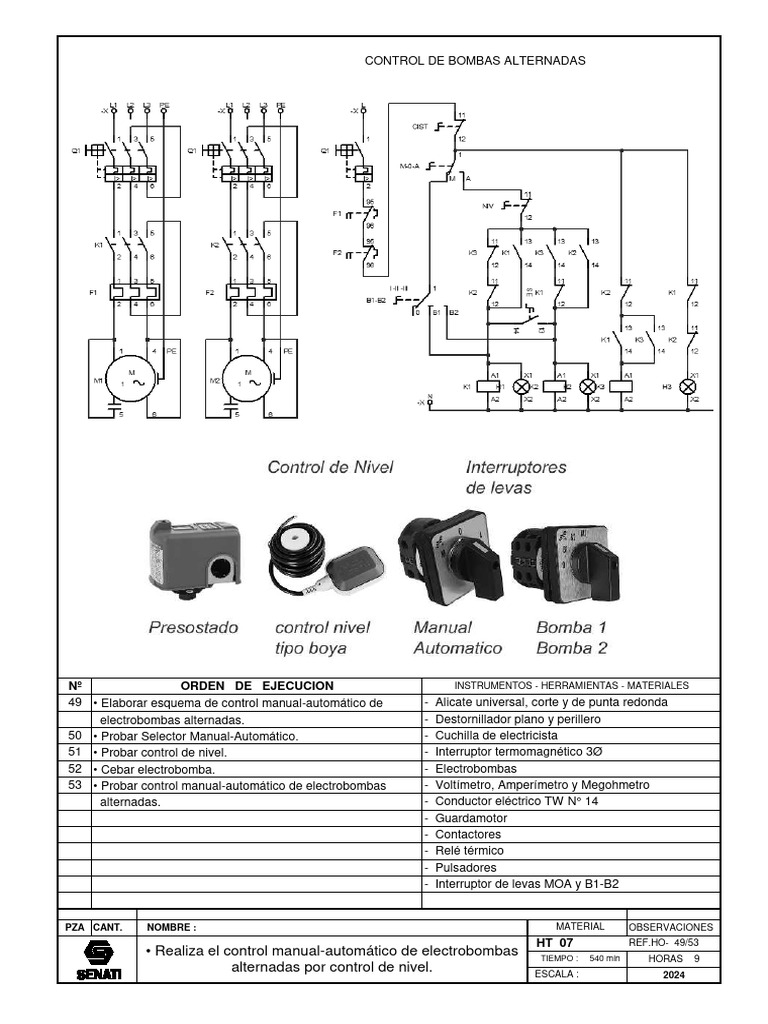 Realiza El Control Manual-Automático de Electrobombas Alternadas Por ...